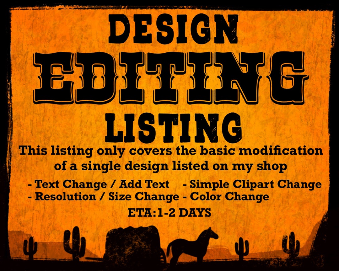 Design Modification Listing, Design Editing Listing,modified Design Png ...