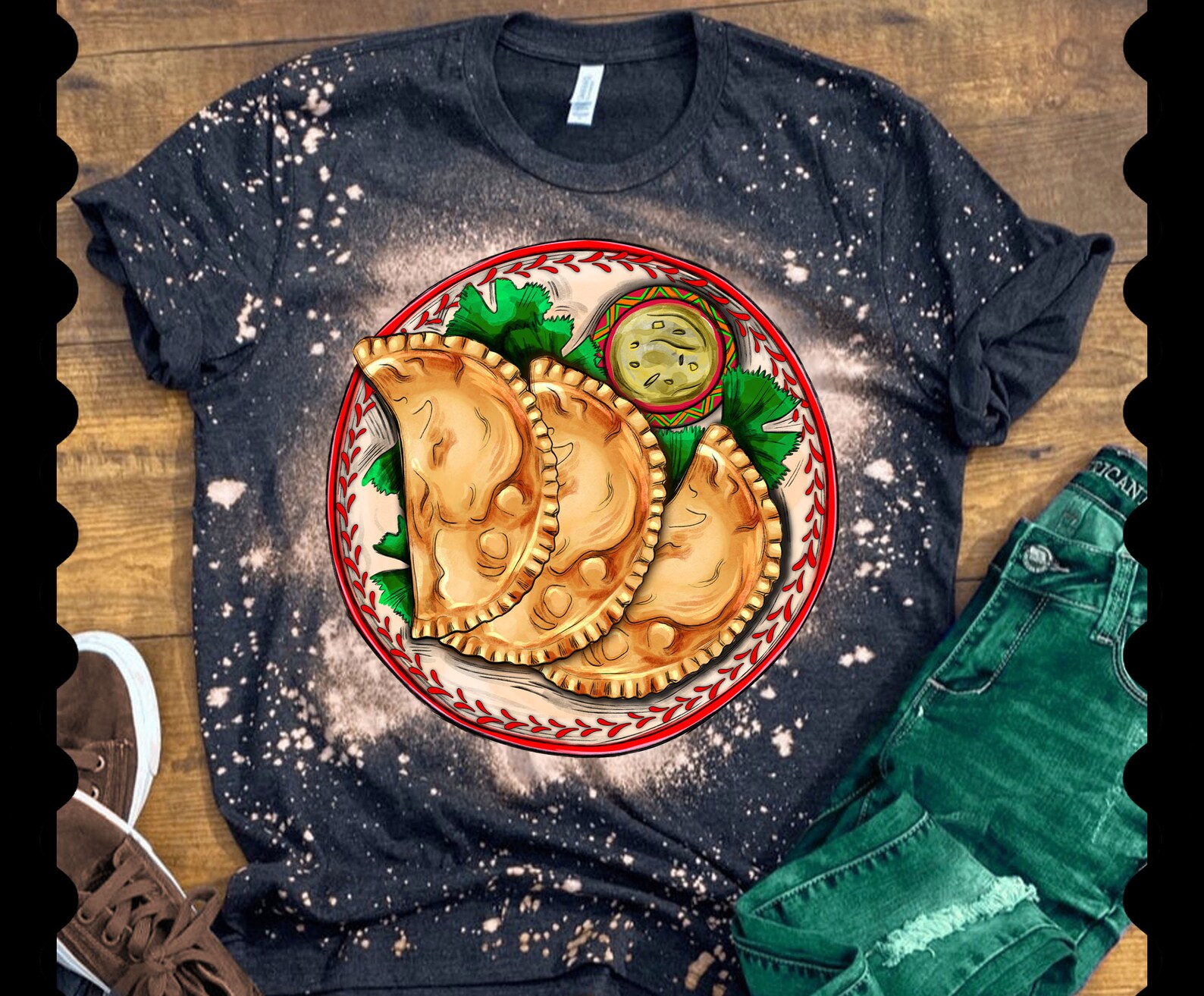 Empanadas Plate Png Sublimation Design Spanish Empanada Png - Etsy