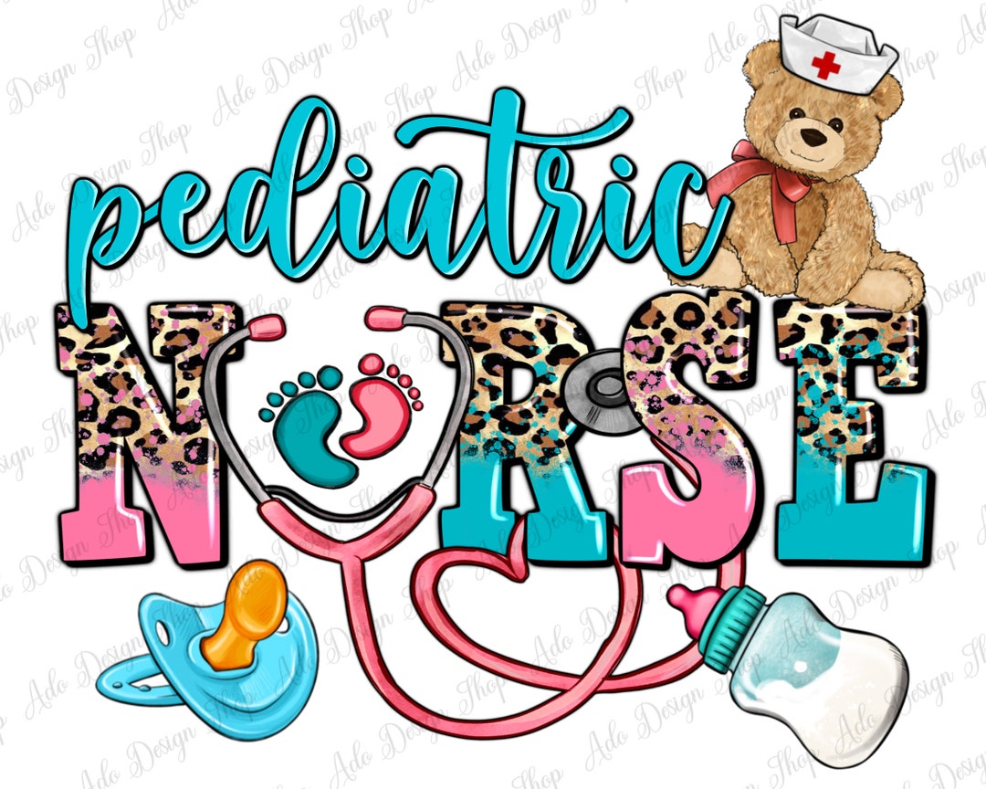 Pediatric Nurse Png Sublimation Design Download, Nurse Png, Nursing Png ...