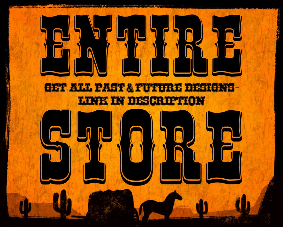 Entire Store Bundle,all Past and Future Designs for 1 Year Access ...