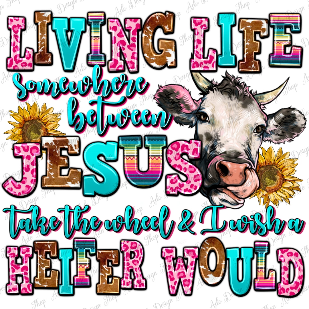 Living Life Somewhere Between Jesus Take the Wheel and I Wish a Heifer ...