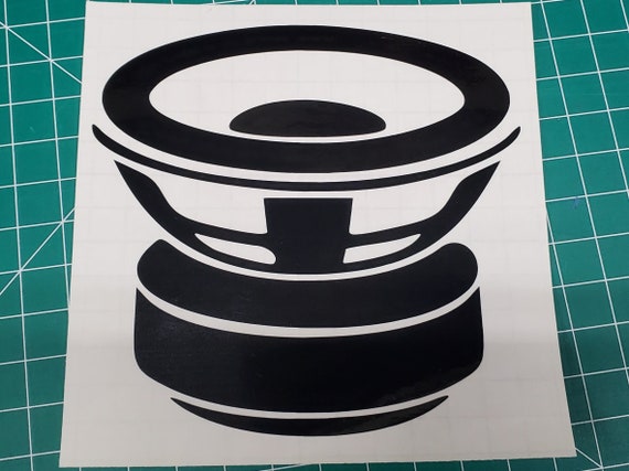 Subwoofer Vinyl Decal - Etsy