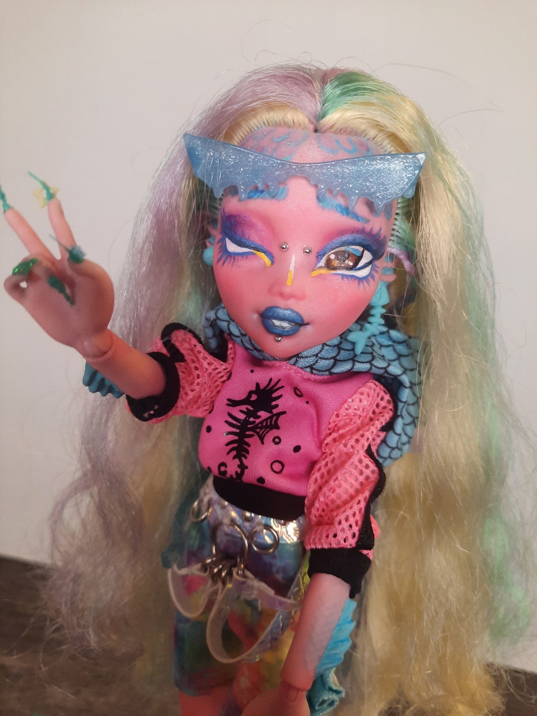 OOAK GYARU LAGOONA Custom Doll by Soniiwave - Etsy UK