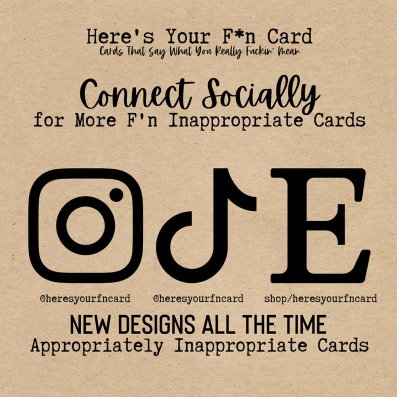 You Are a Trifflin' Mother Fcker // Profanity Greeting - Etsy