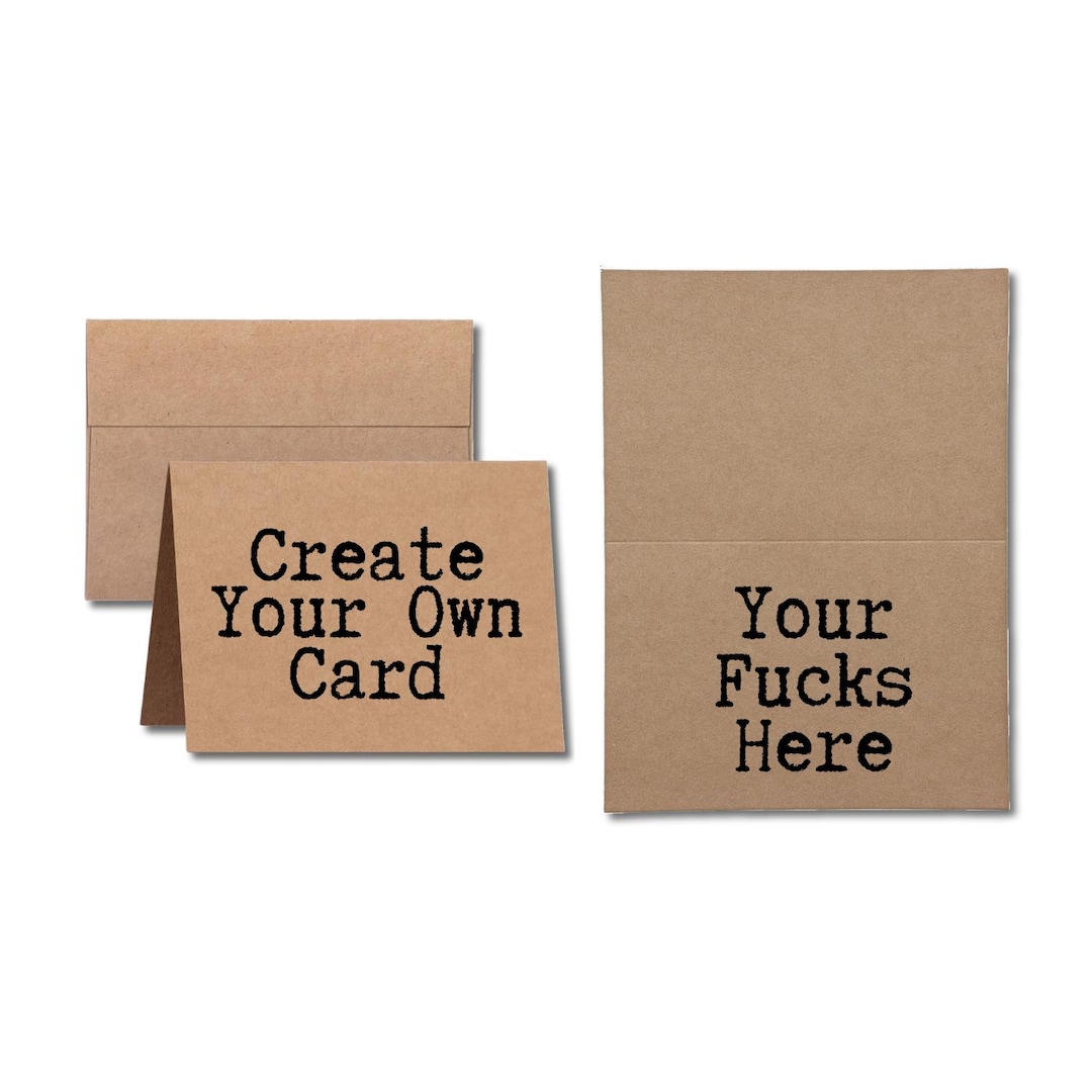 Custom Funny Adult Humor Card | Create Your Own Inappropriate Card ...