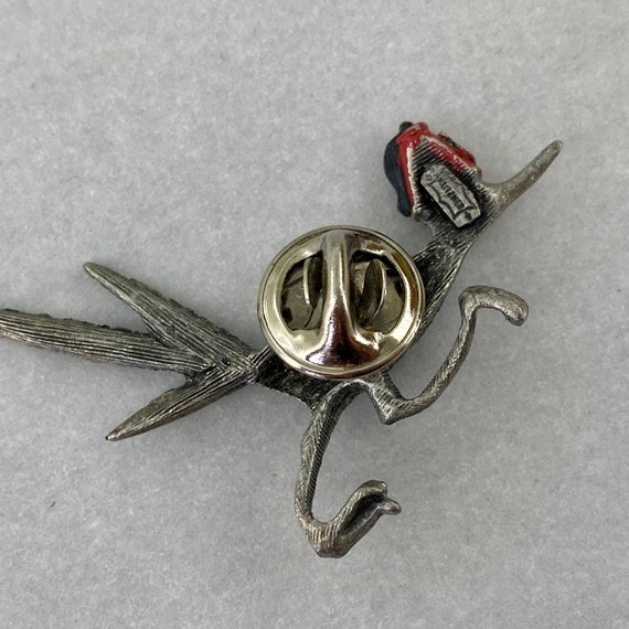 Shriner Masonic Road Runner Pin Roadrunner Wearing Re… - Gem