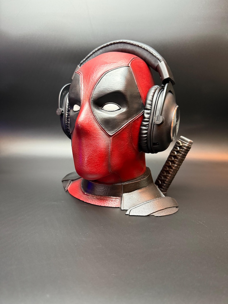 Deadpool Headphone Stand, 3D Printed Movie Replica - Etsy