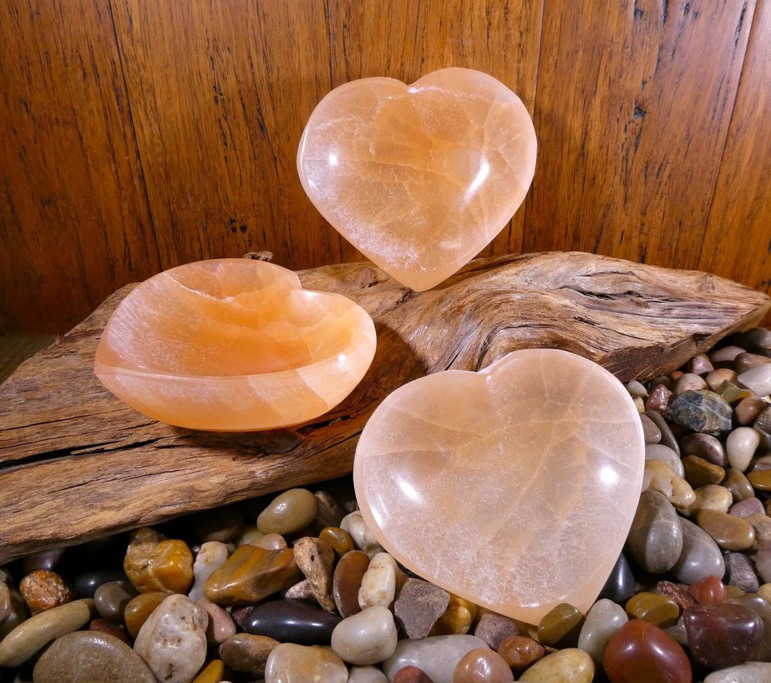 Orange Selenite Cleansing Bowl 4 Inch. Beautiful, Chakra - Etsy