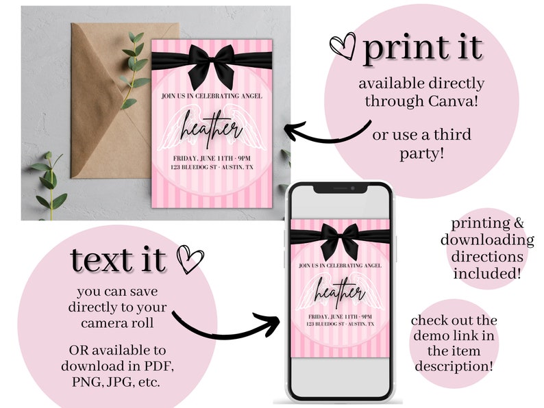 Victoria's Secret Invitation - Birthday - Bachelorette - Enagement ...