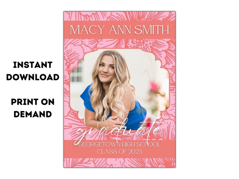 Graduation Card Template Graduation Announcement Card Template ...