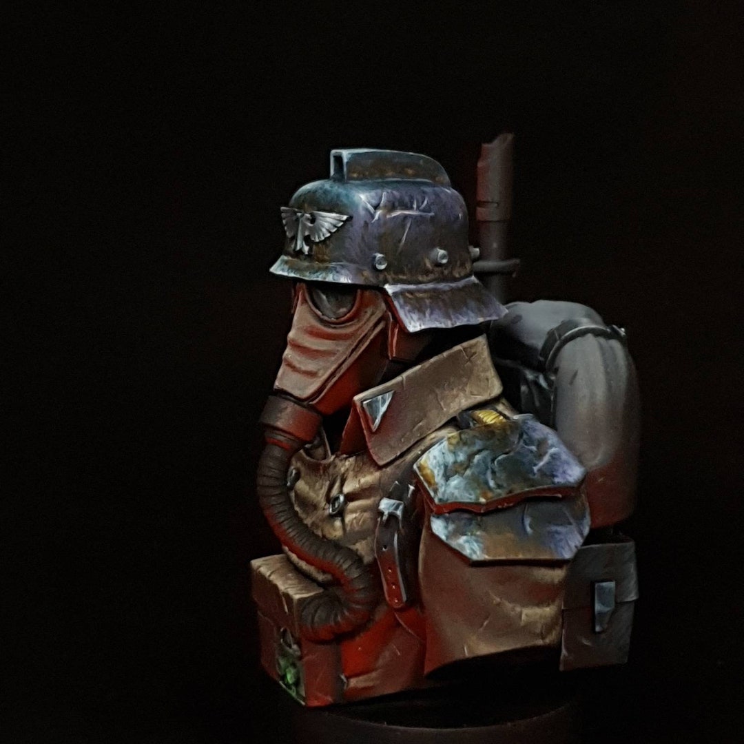 Krieg Soldier Collectible Painted Bust Miniature - Etsy