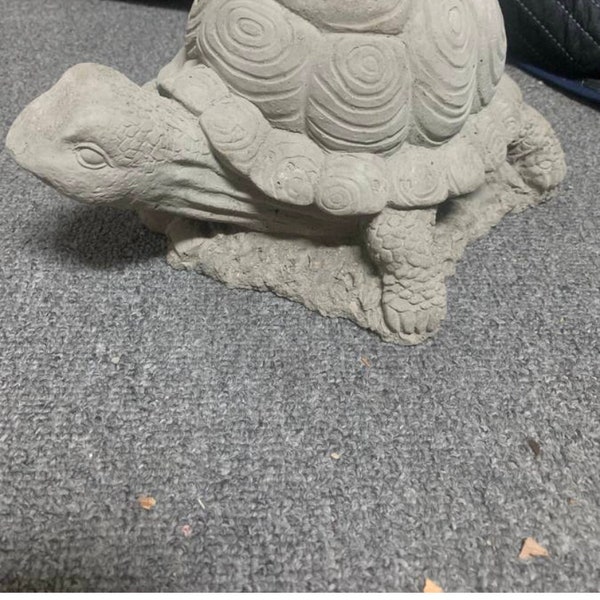 Concrete Turtle Garden Statue - Etsy