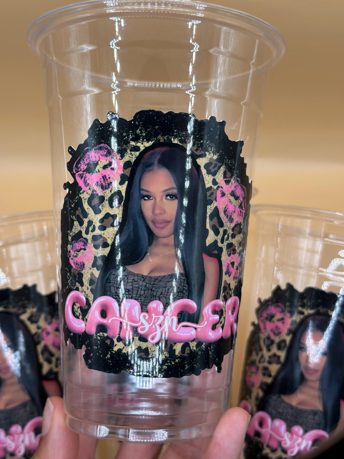 Custom Clear 20oz Photo Party |personalized Name Cups |event Cups for ...