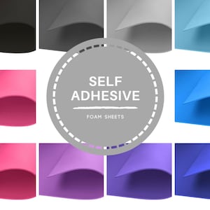 Adhesive Foam Sheet, Peel & Stick EVA Foam, Sticky Backed Moosgummi for ...
