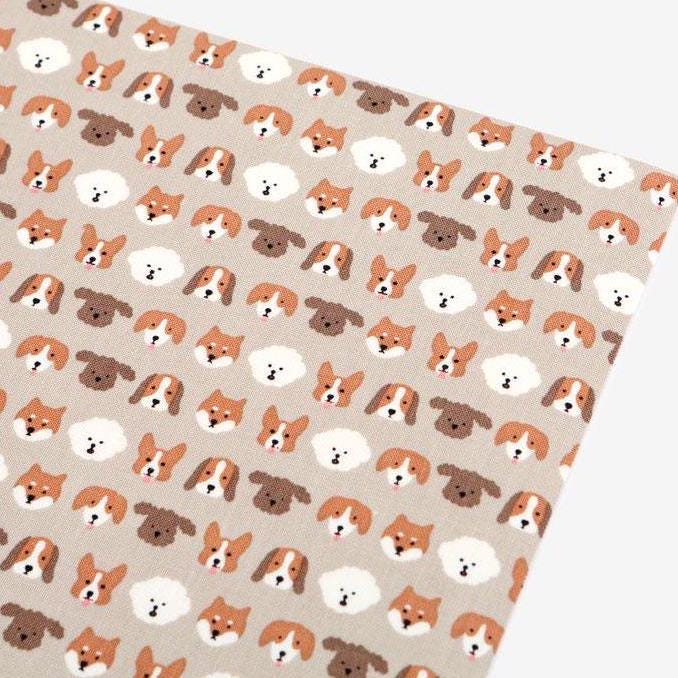 Self-adhesive Cotton Fabric, Cute Dogs Fabric, A4 Sticker Sheets - Etsy