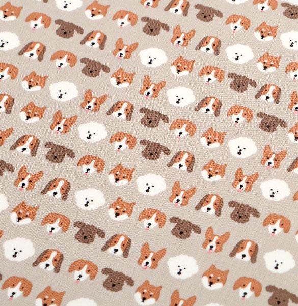 Self-adhesive Cotton Fabric, Cute Dogs Fabric, A4 Sticker Sheets - Etsy