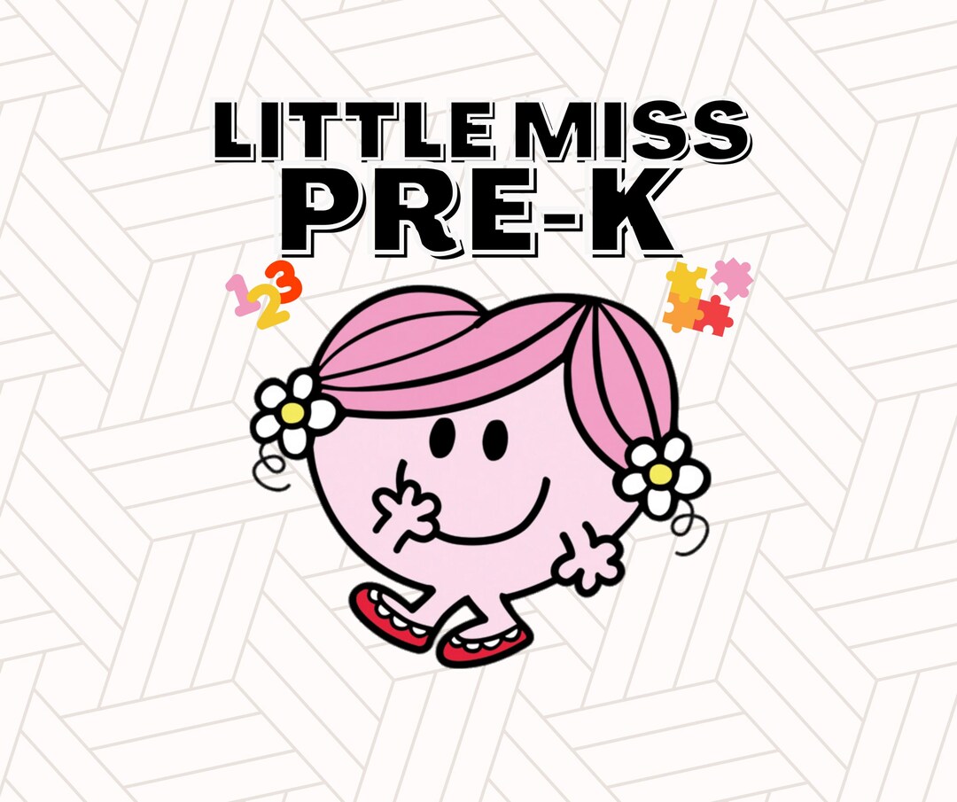 Little Miss PNG Pre-kindergarten Sublimation Design Little - Etsy