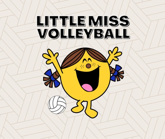 Little Miss PNG Volleyball Sublimation Design Little Miss - Etsy