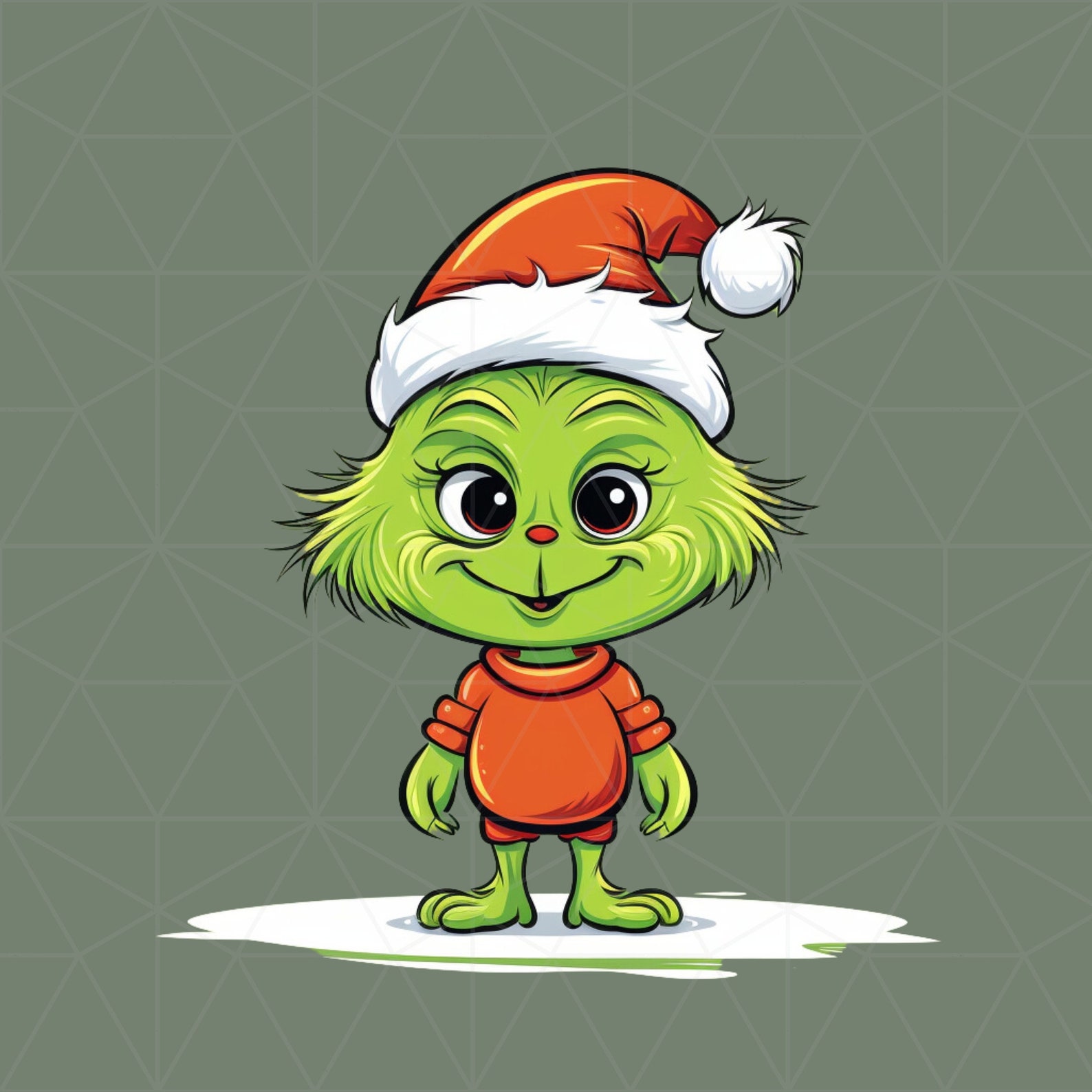 Retro Grinch PNG Sublimation Gift Pink Christmas Design - Etsy