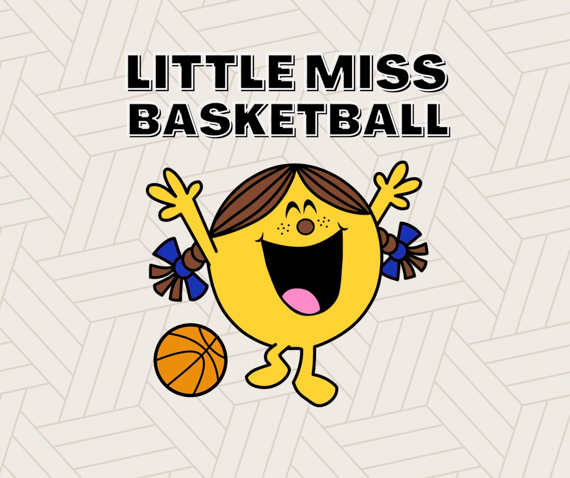 Little Miss PNG Basketball Sublimation Design Little Miss - Etsy