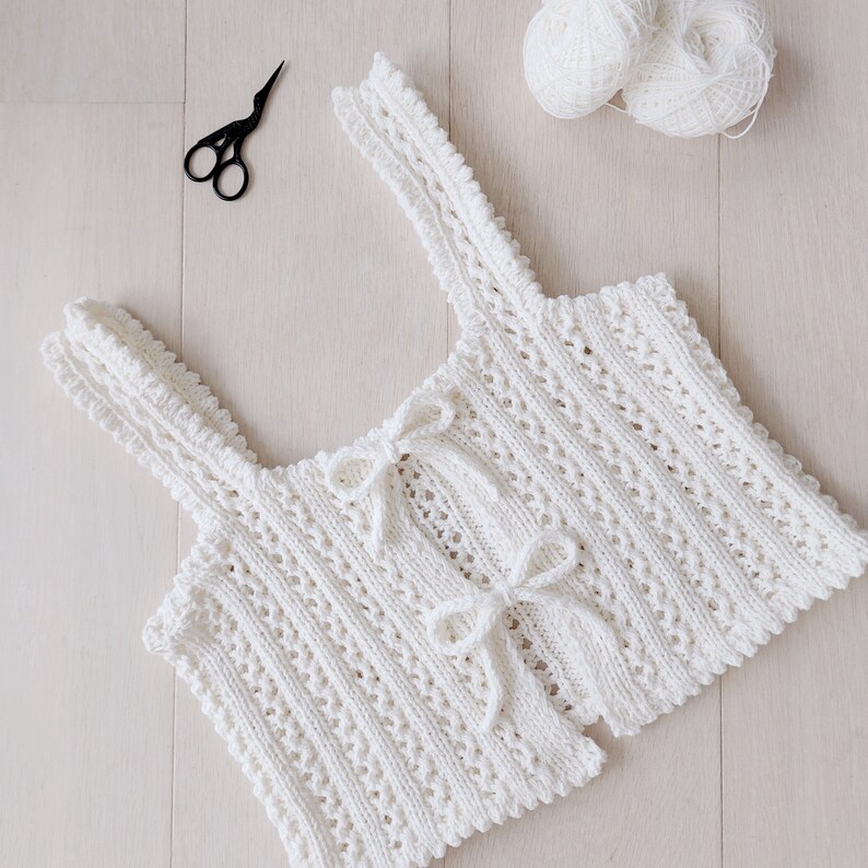 Another Lace Tie up - Knitting Pattern - Etsy