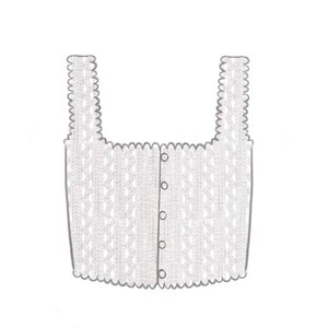 Another Lace Tie up - Knitting Pattern - Etsy