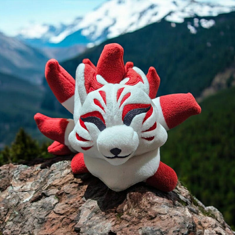 Kitsune Plush - Etsy