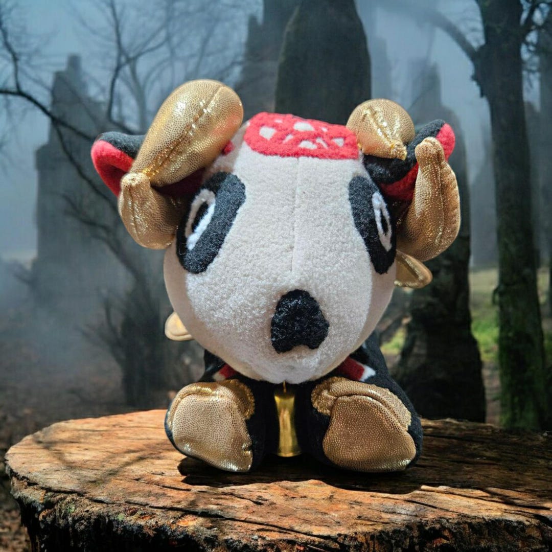 Demonic Goat Plush Adopt - Etsy