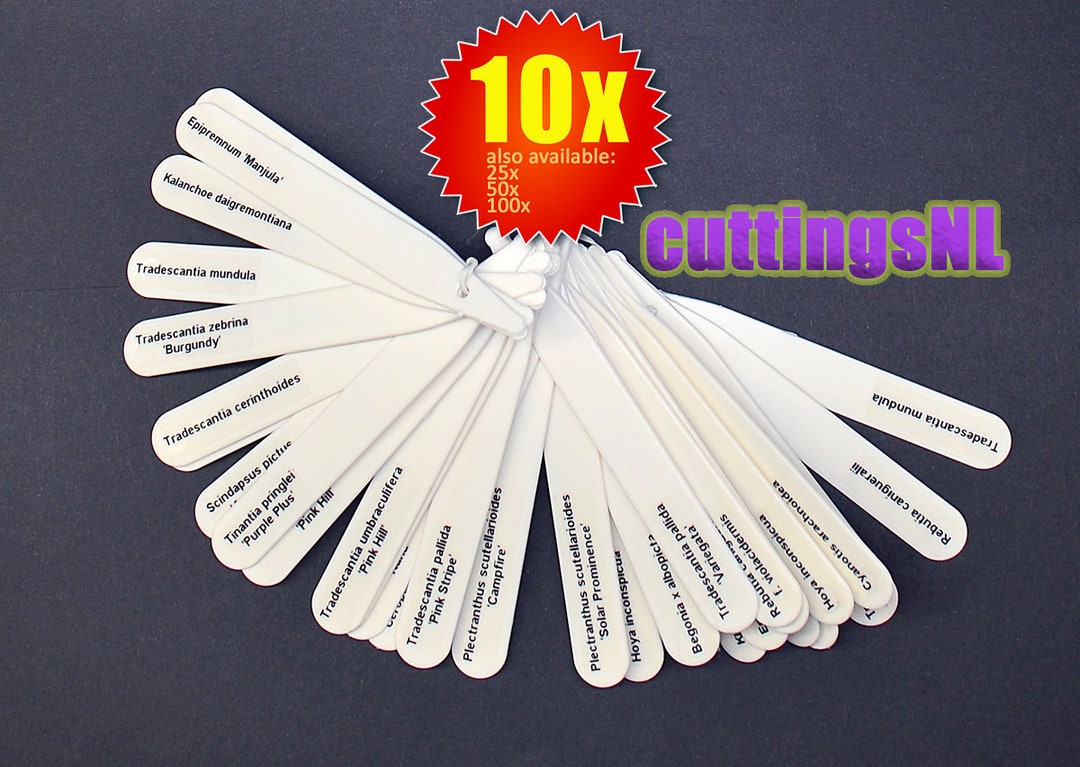Inkless Printed Plant Labels/tags Custom Logo your Own Logo Own Choice ...
