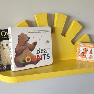Sunshine Shelf Nursery Decor or Kids Room Fun Sun Wall Hanging Art ...