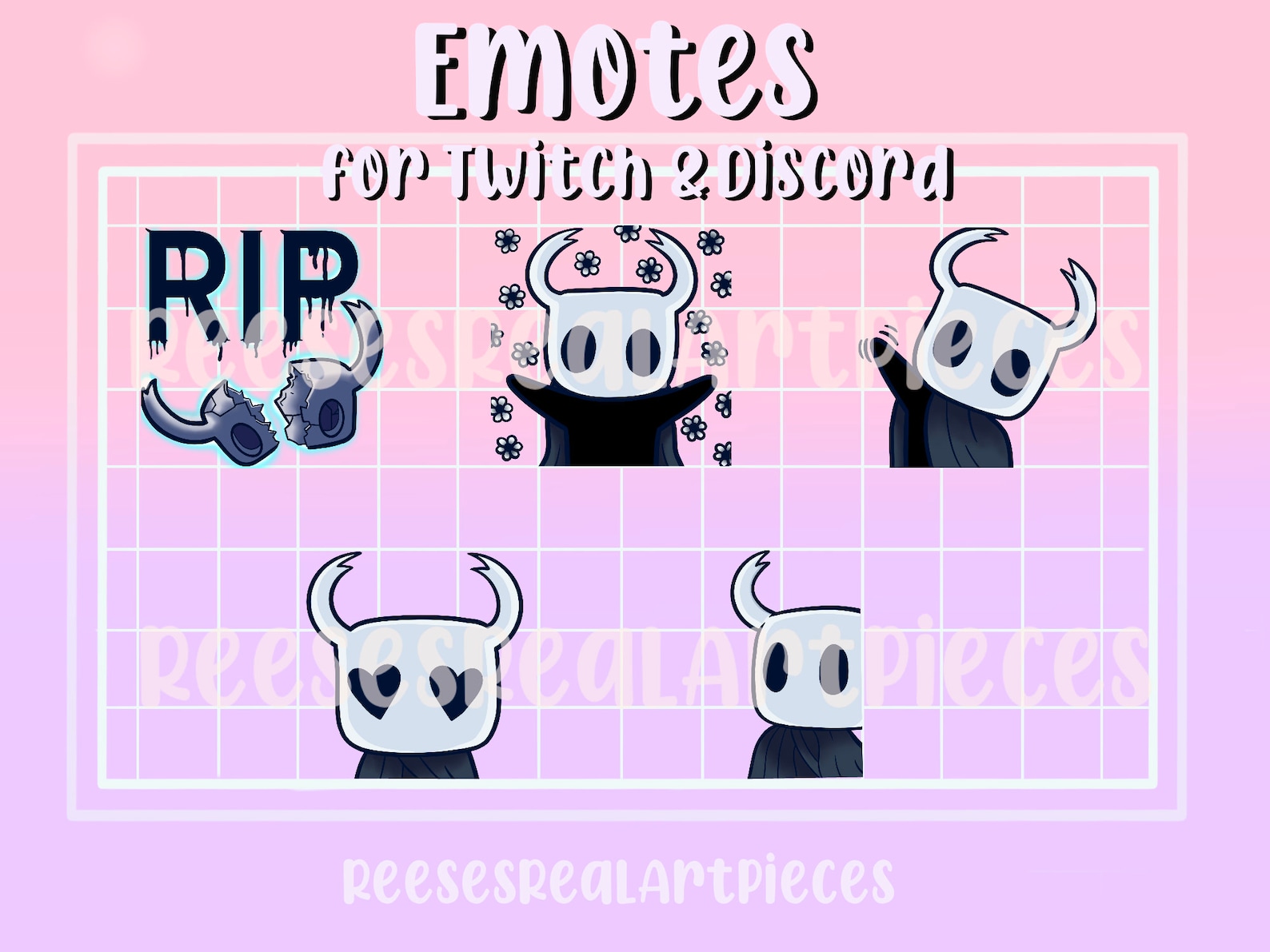 The Knight Hollow Knight Twitch / Discord Emotes PNG Premade Emotes ...