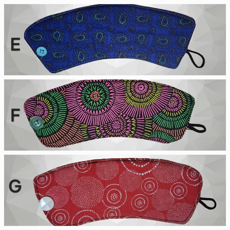 Reusable Cotton Cup Wraps, Insulated Coffee Sleeve, Eco-friendly Drink ...