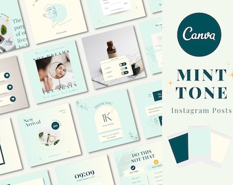 32 Gradient Instagram Templates for CANVA Social Media | Etsy