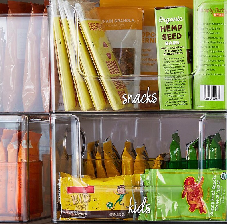 The Home Edit Customise Your Own Labels the Container Store Organising ...