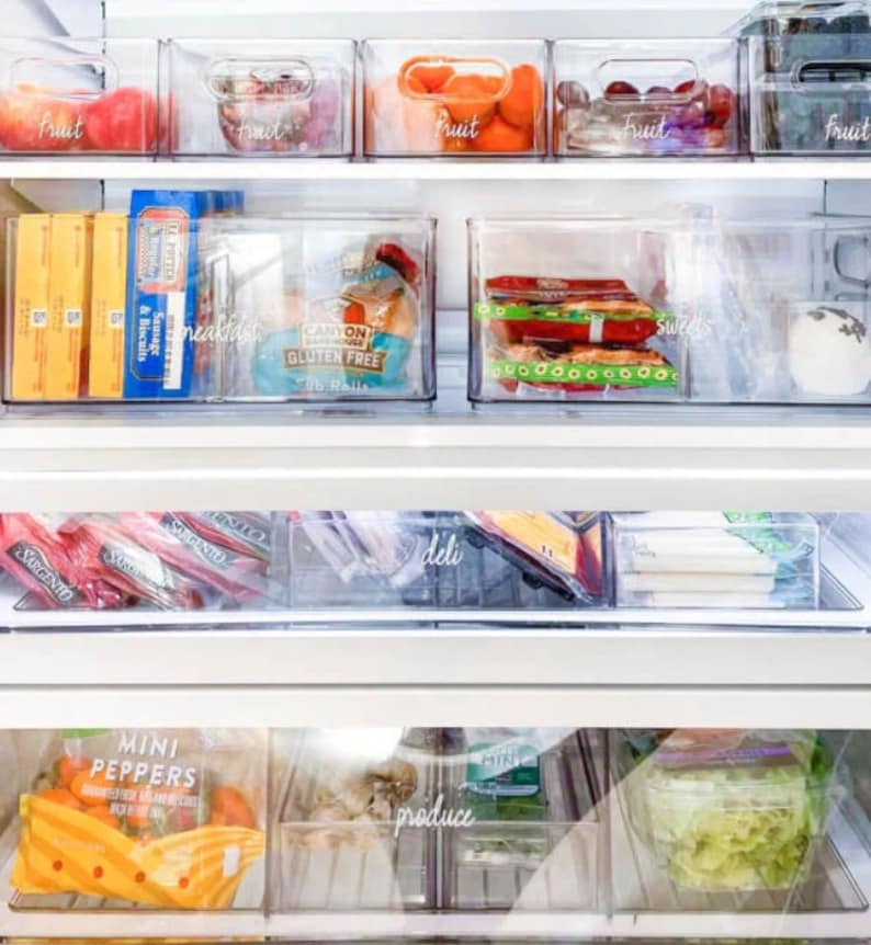 The Home Edit Fridge Labels the Container Store Labels - Etsy