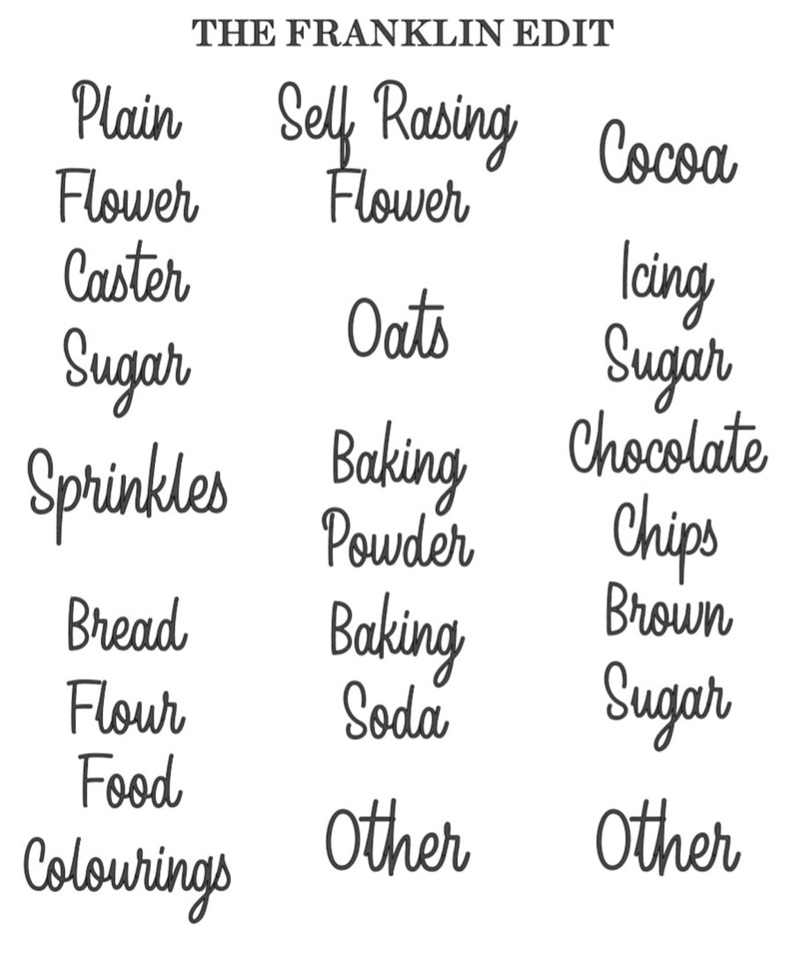 The Home Edit | Customise Your Own Labels | the Container Store ...