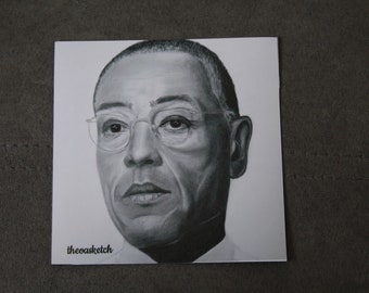Drawing & Illustration Gus Fring Breaking Bad Giancarlo Esposito The ...