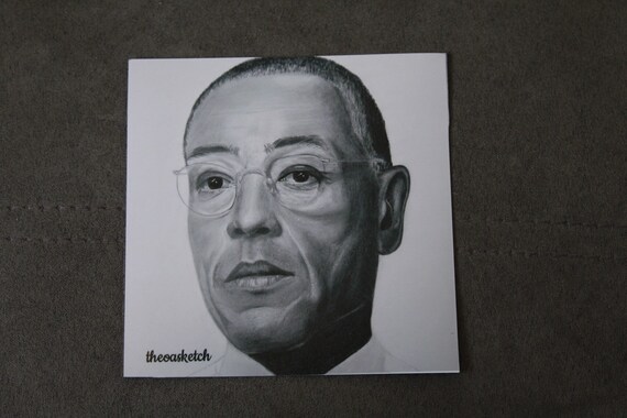 10 X 10cm Magnet Print of Original Drawing of Gustavo Fring - Etsy