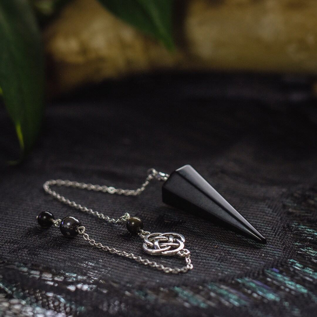 Obsidian Pendulum Ancestral Protection - Etsy