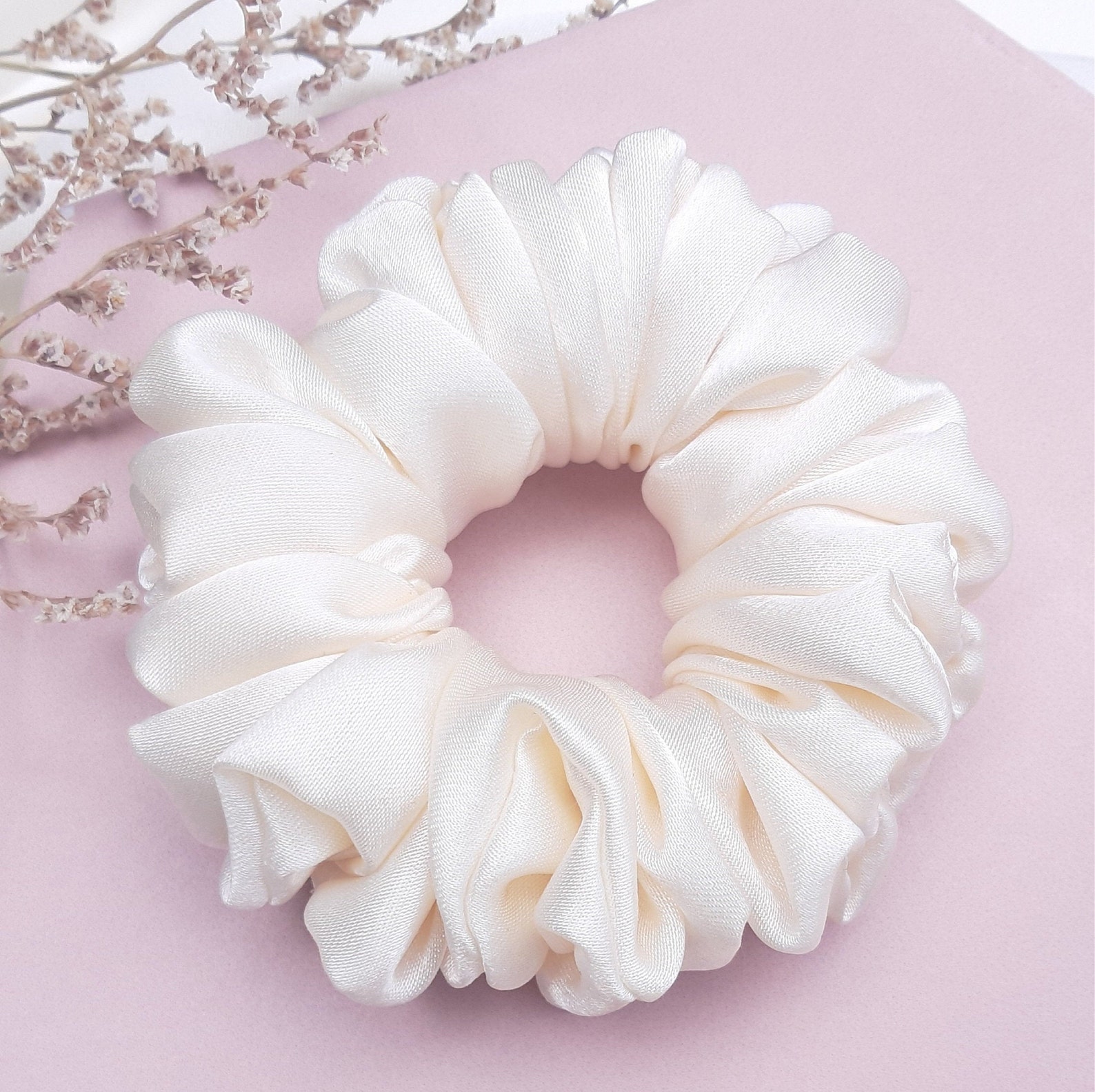 Silk Satin Scrunchies Scrunchie Hair Tie Soft Satin Etsy