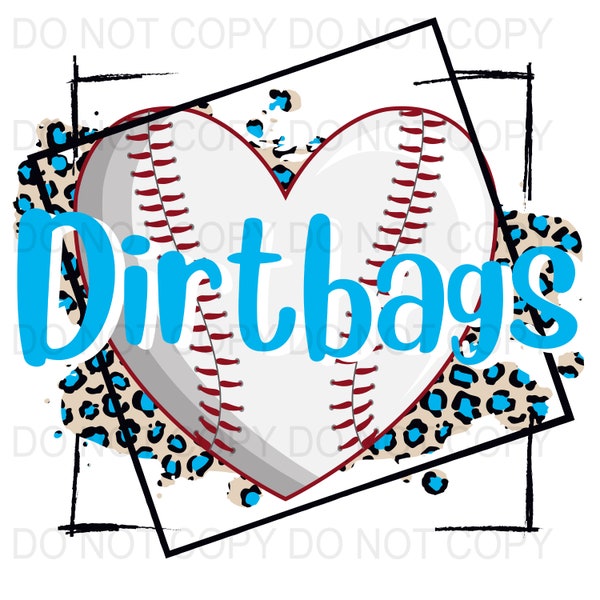 Dirtbags Baseball Svg - Etsy