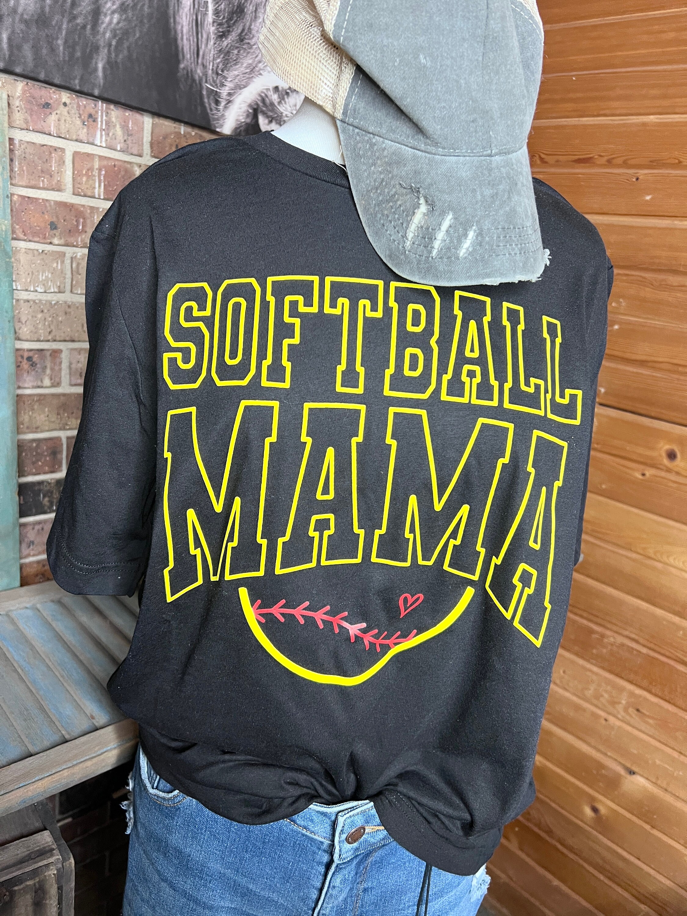 Softball Mama 3D Puff Print Softball Puffy Shirt - Etsy