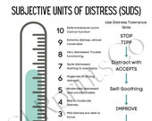 Subjective Units of Distress SUDS Skills Poster and PDF - Etsy UK