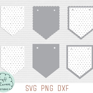 Pennant Shape Svg Svg Pennant Flag Bunting Template - Etsy