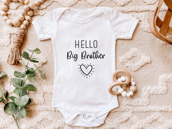 Hello Big Brother SVG Promoted to Big Brother SVG Pregnancy - Etsy ...