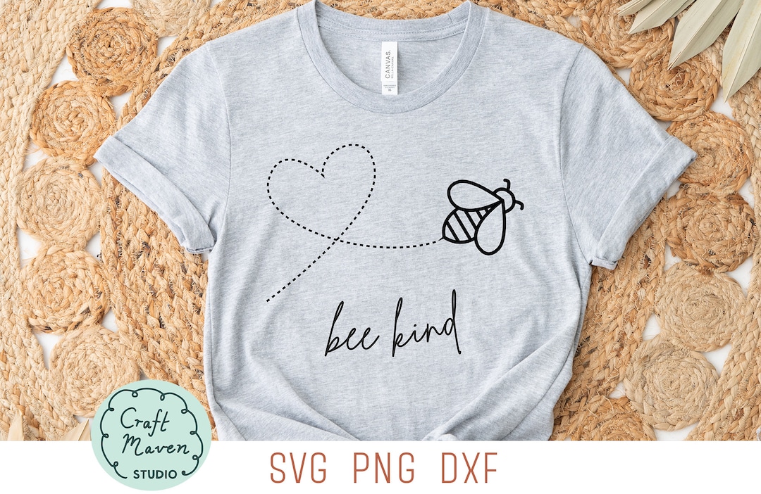 Bee Kind Svg Inspirational Quotes Svg Files Womens Tshirt - Etsy Canada
