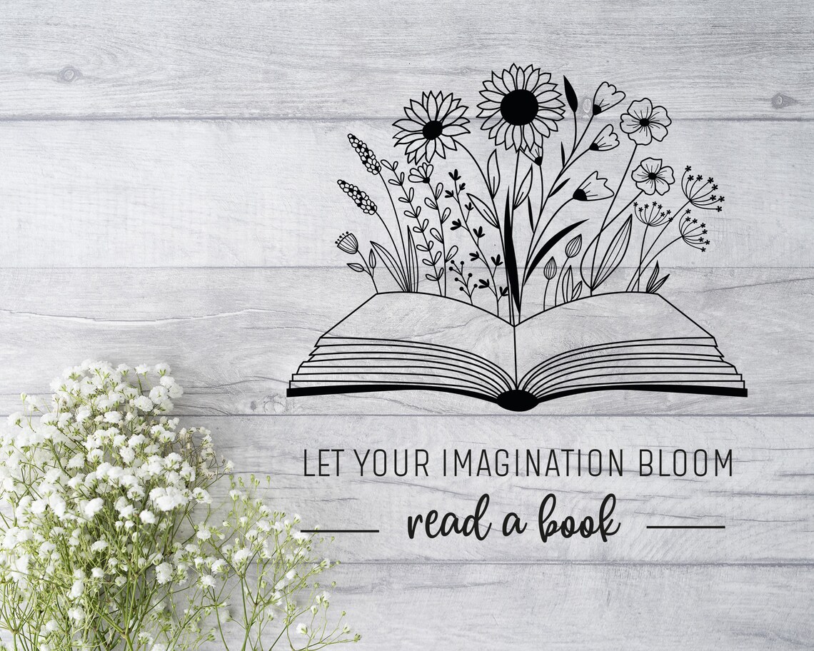 Classroom Library SVG Book Quote SVG Book Bag SVG Reading - Etsy