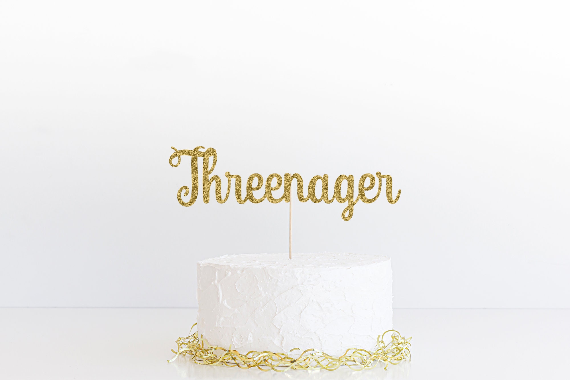 3rd Birthday Cake Topper Svg Threenager Svg Threenager Cake | Etsy