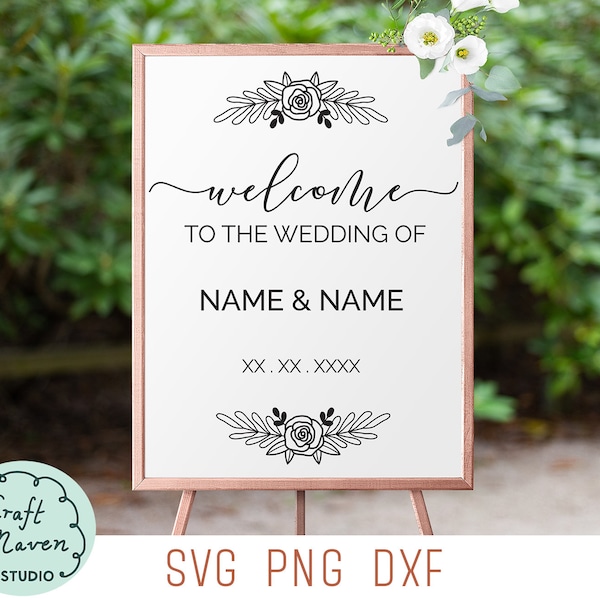 Wedding Sign Svg - Etsy