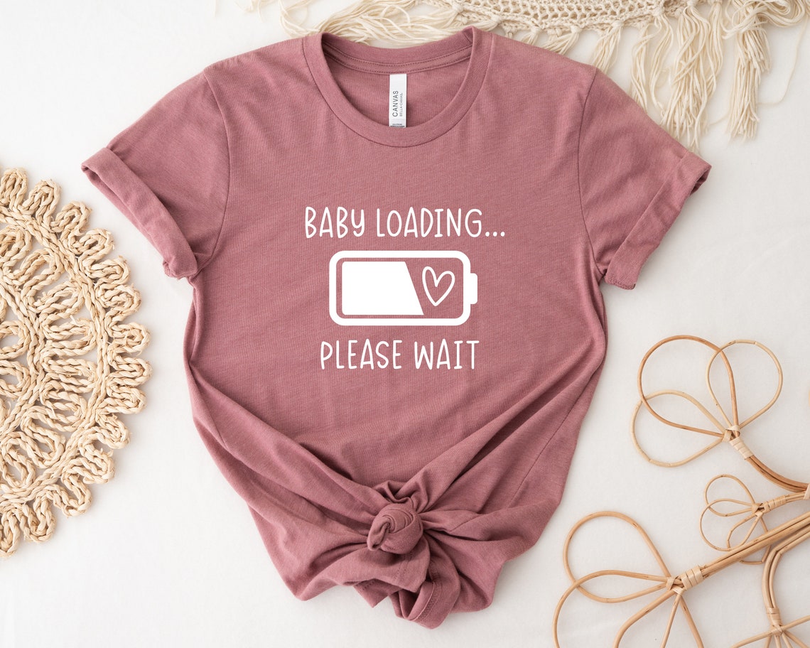 Baby Loading Svg Funny Pregnancy Svg Pregnancy Announcement | Etsy